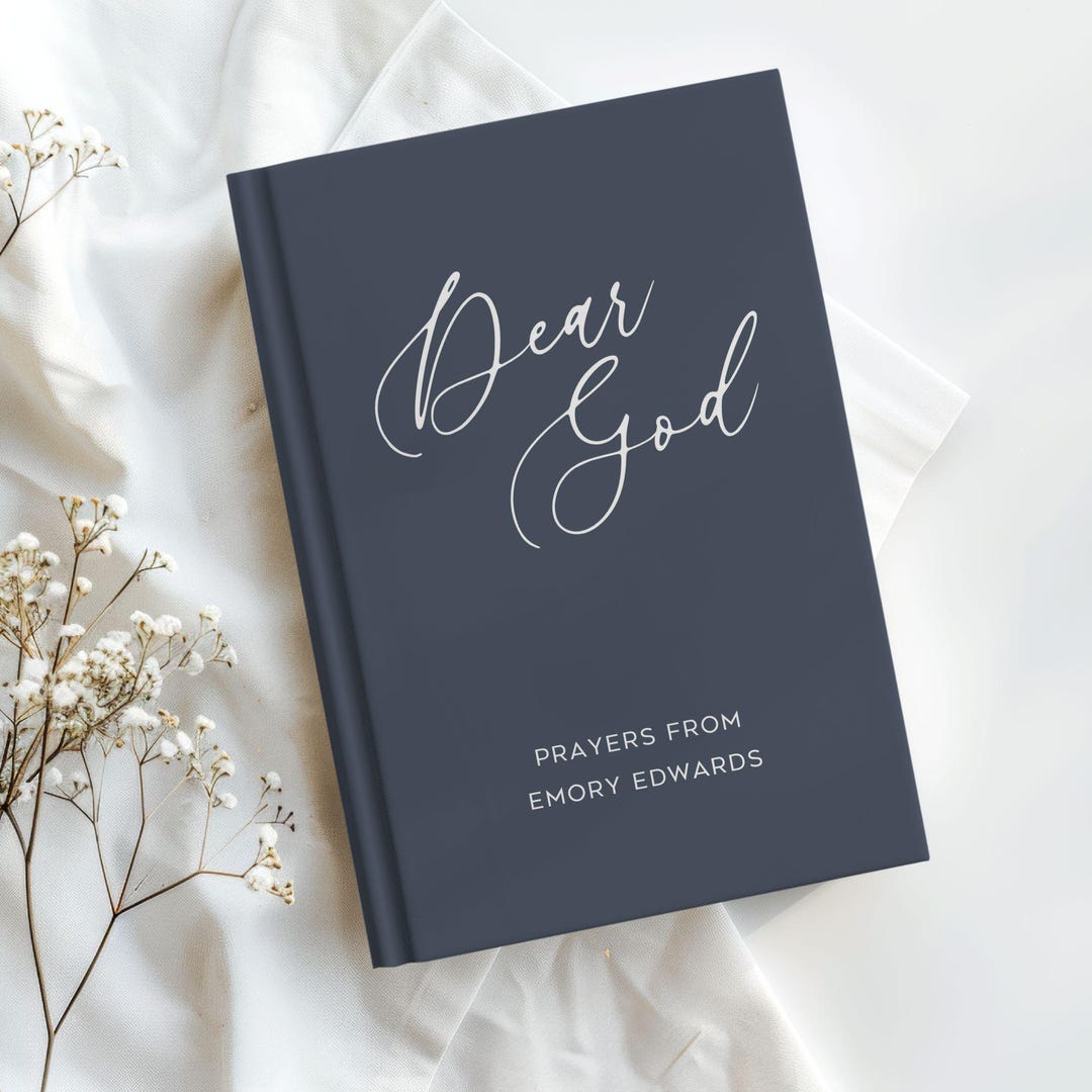 Personalized Dear God Prayer Journal, Custom Name Journal Christian ...