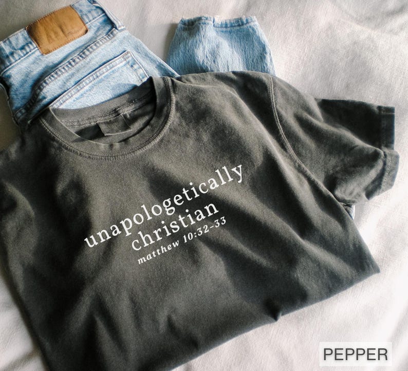 Christian T Shirt Women Bible Verse Shirt Unapologetically Christian ...
