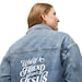 Christian Denim Jacket for Women Clothing What a Friend We Have in ...