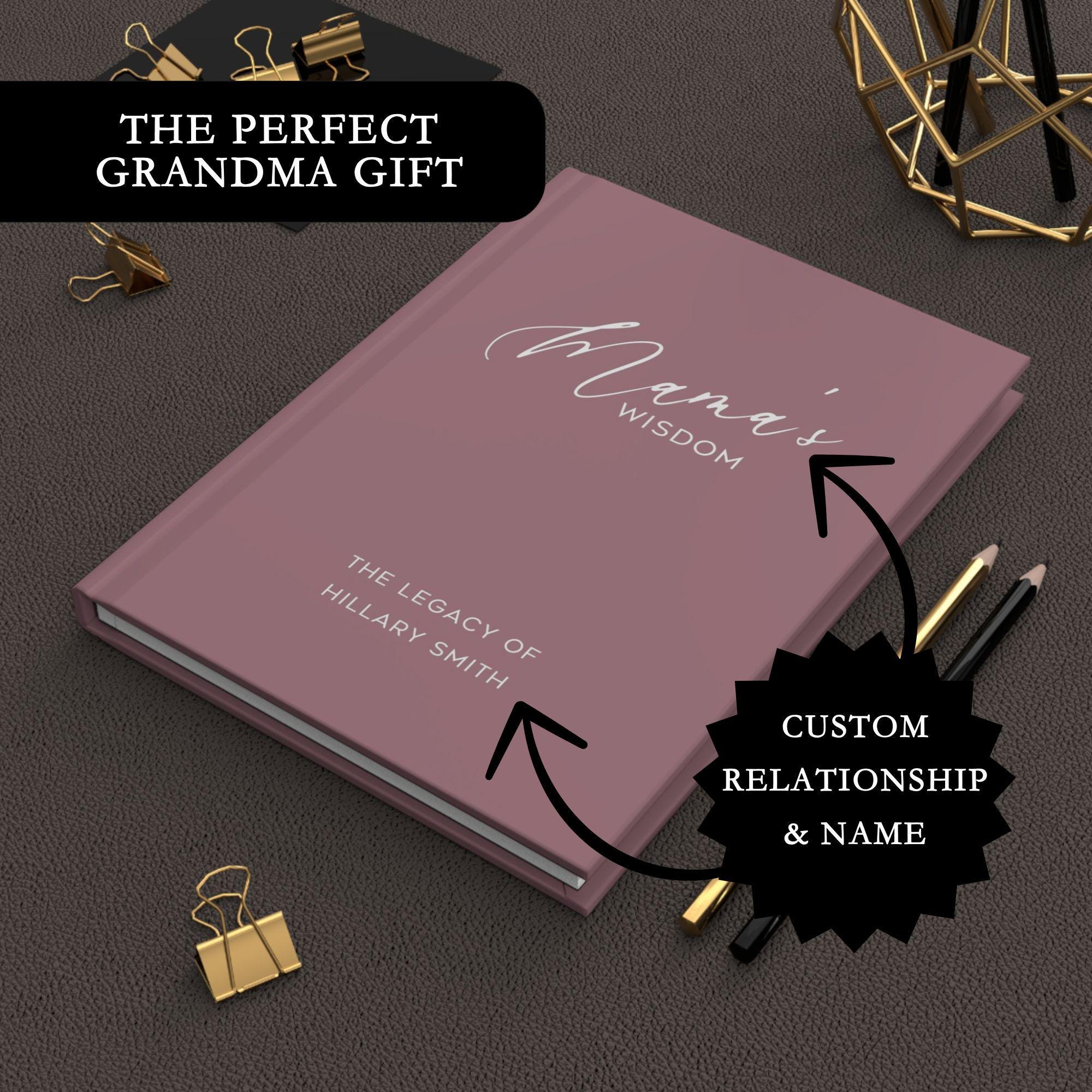 Personalized Grandma Journal Grandma Legacy Book for Moms Story Book ...