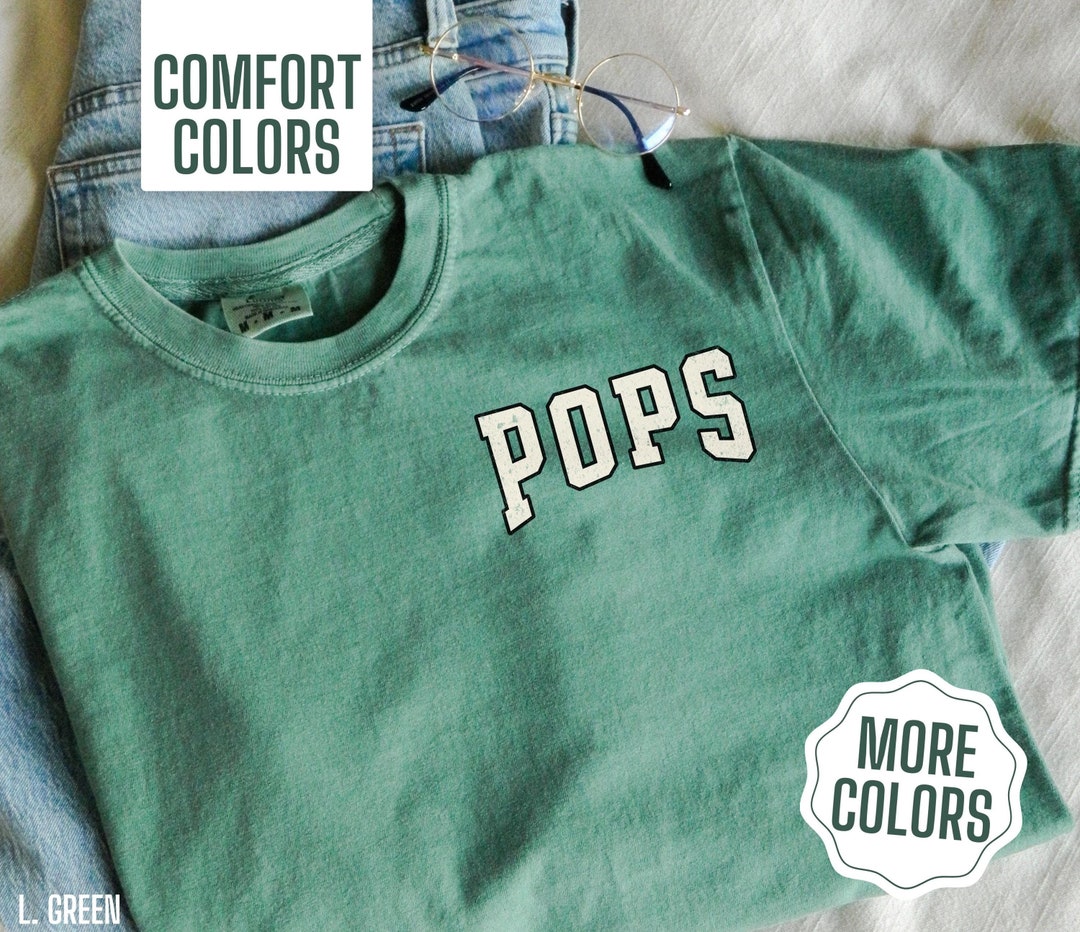 Pops Shirt Comfort Colors Pops Tshirt Father's Day Gift for Pops Tee ...