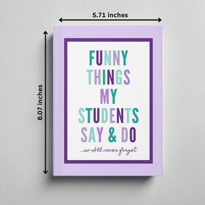 Funny Teacher Gift for Teacher Journal Teacher Appreciation Graduation ...