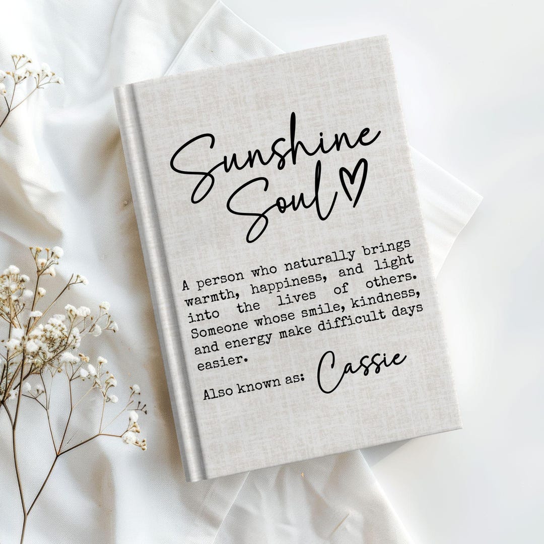 Best Friend Gift Journal for Women, Personalized Notebook, Custom Name ...