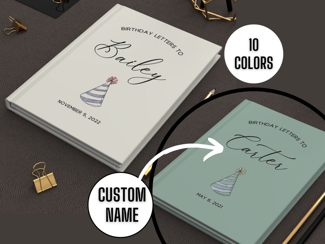 Birthday Keepsake Journal Personalized Birthday Memory Book New Baby ...