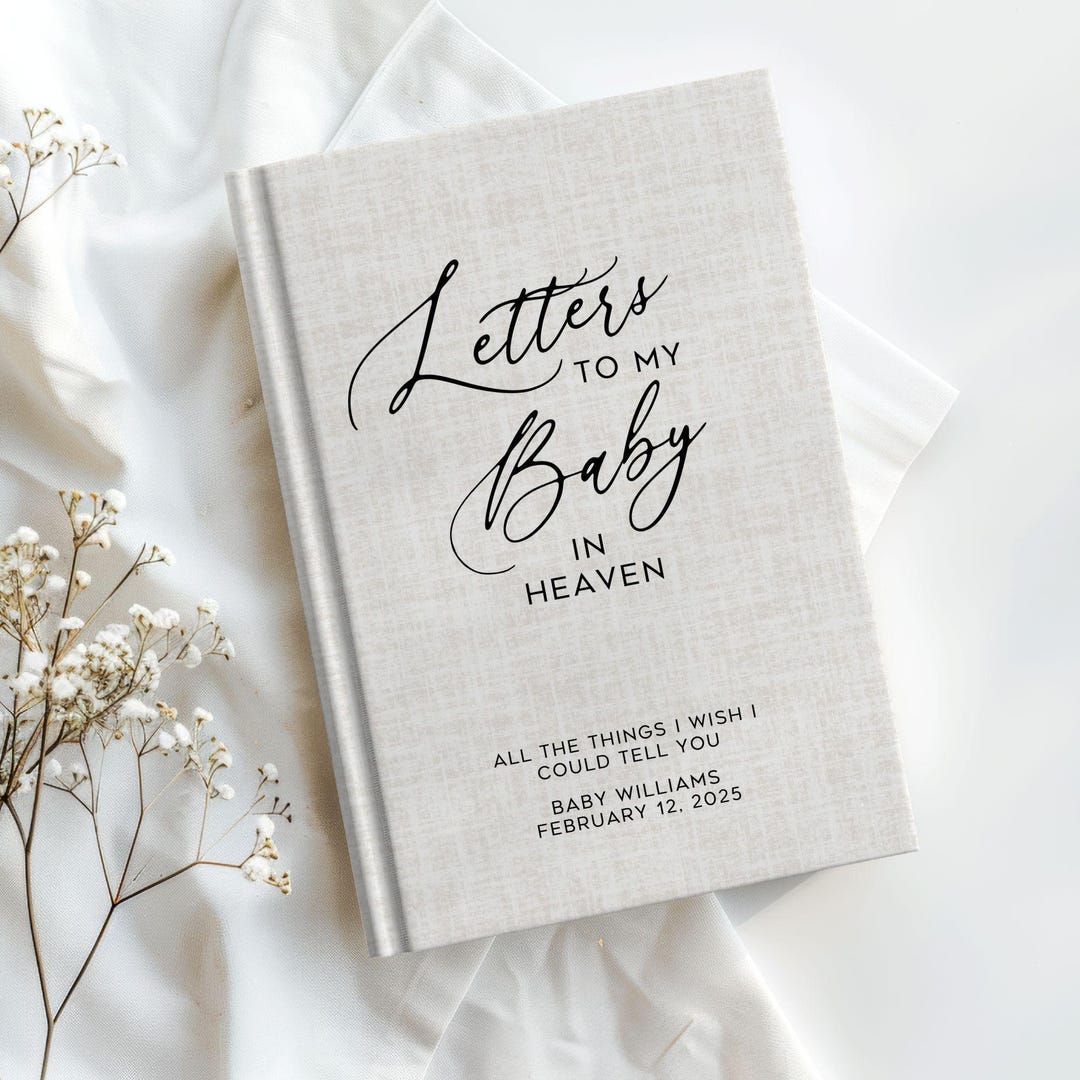 Personalized Grief Journal Baby Miscarriage Gift for Mom Stillborn ...