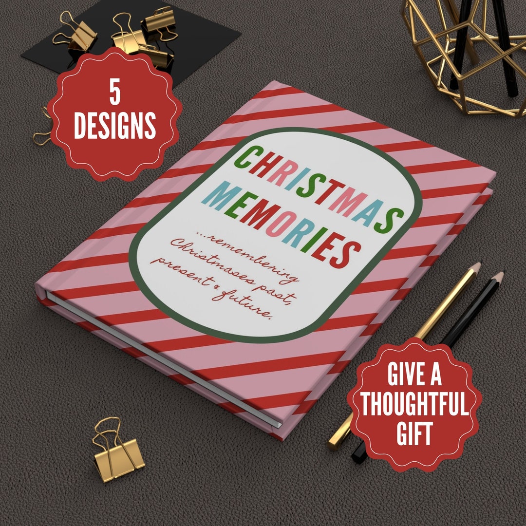 Christmas Memories Book Unique Christmas Gift for Friend Holiday Decor ...