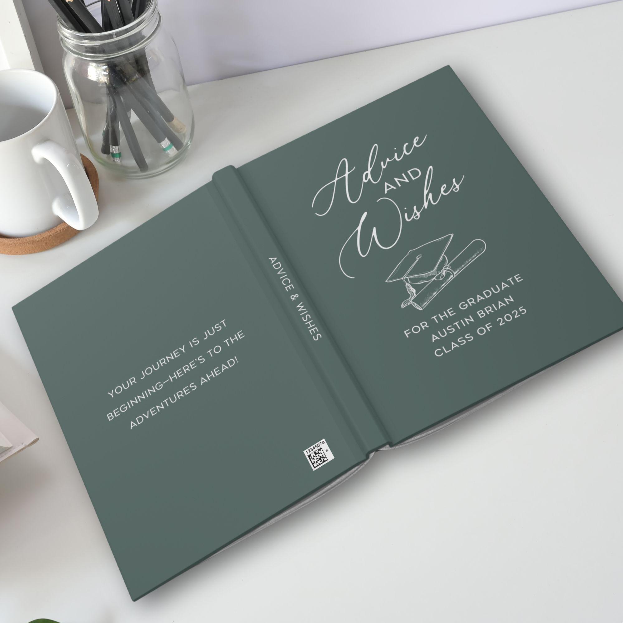 2025 Graduation Party Guest Book Class of 2025 Grad Party Book Custom ...