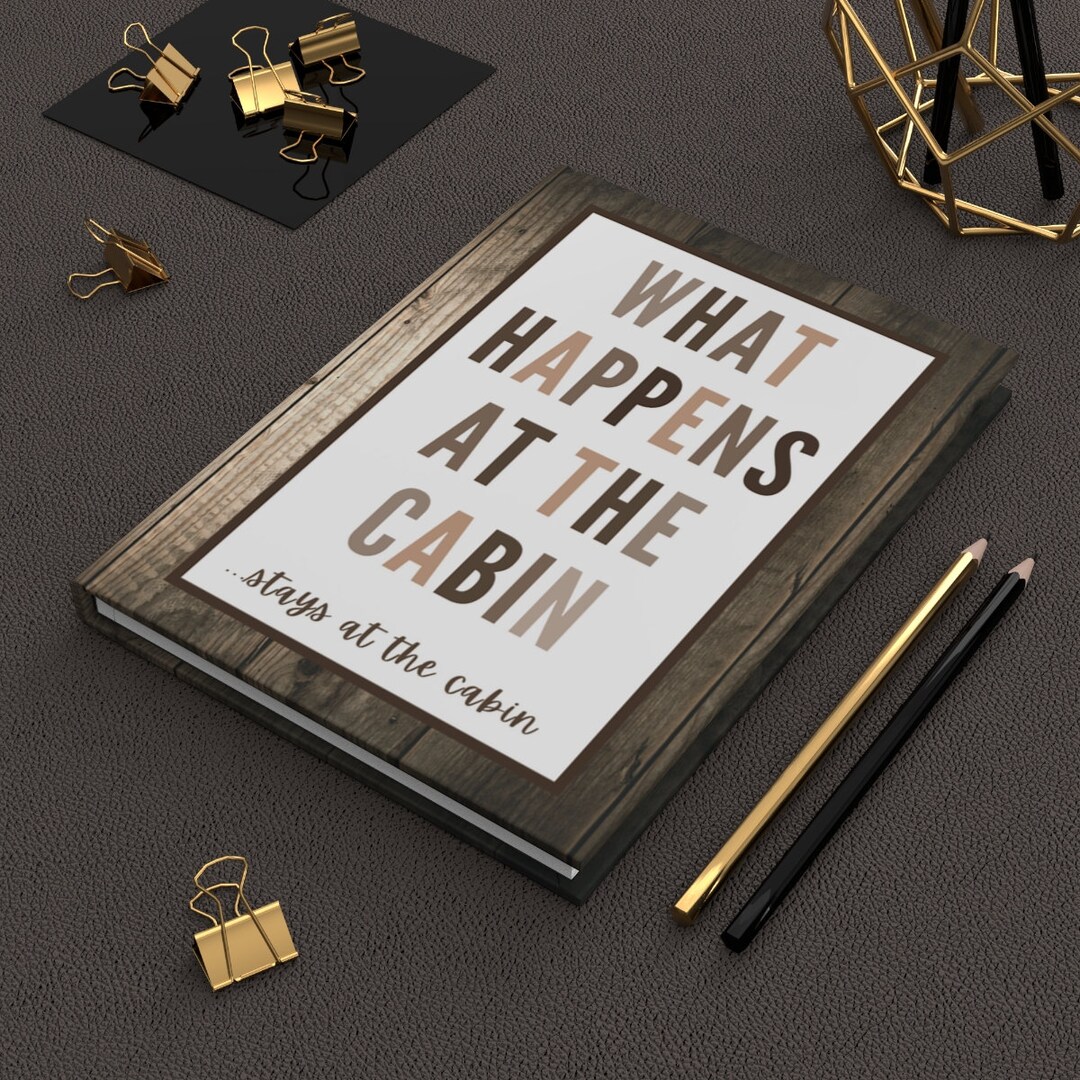 Cabin Guest Book, Rustic Notebook, Lake House Journal, Cabin Decor ...