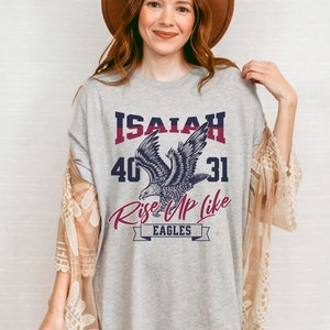 Isaiah Christian Shirt Jesus T Shirt Eagle Bible Verse T-shirt Love ...