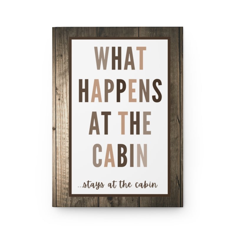 Cabin Guest Book Rustic Notebook Lake House Journal Cabin - Etsy