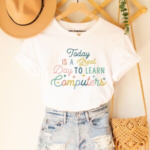 Computer Teacher Shirt for Technology Teacher Tshirt Computer Science ...