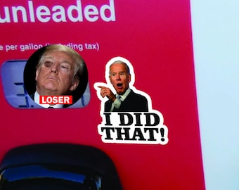 Trump Gas Sticker - Etsy