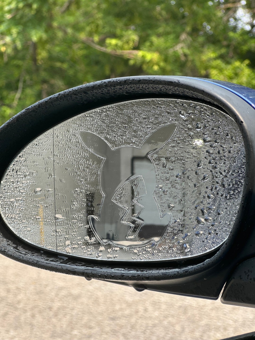 Anti Fog/rain Pikachu Mirror Peeker (pair) - Car Accessories - Decals ...