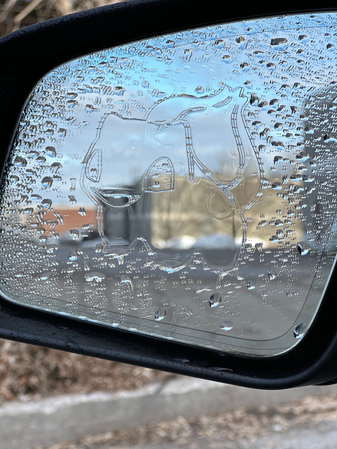 Anti Fog/rain Bulbasaur Mirror Peeker - Pokemon Car Accessories ...