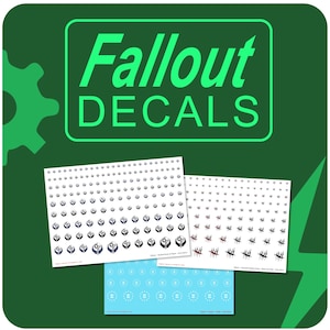 Fallout - Decals Water Slide Transfers - Etsy