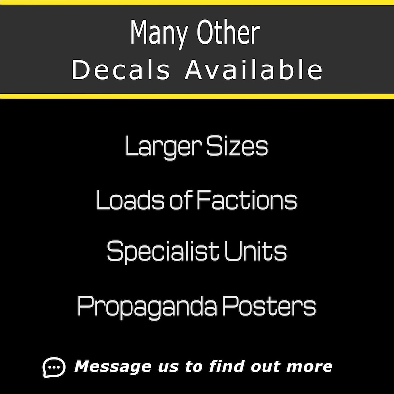 Star Wars Decals - Water Transfers - Legion - Armada - X-wing - Etsy