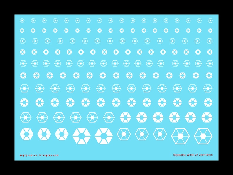Star Wars Decals - Water Transfers - Legion - Armada - X-wing - Etsy UK
