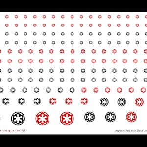 Star Wars Decals - Imperial & Inferno Squad - Water Transfers - Legion ...