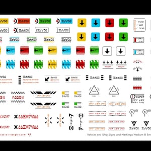 Star Wars Decals - Vehicles and Ship Signs, Markings & Consoles - Water ...