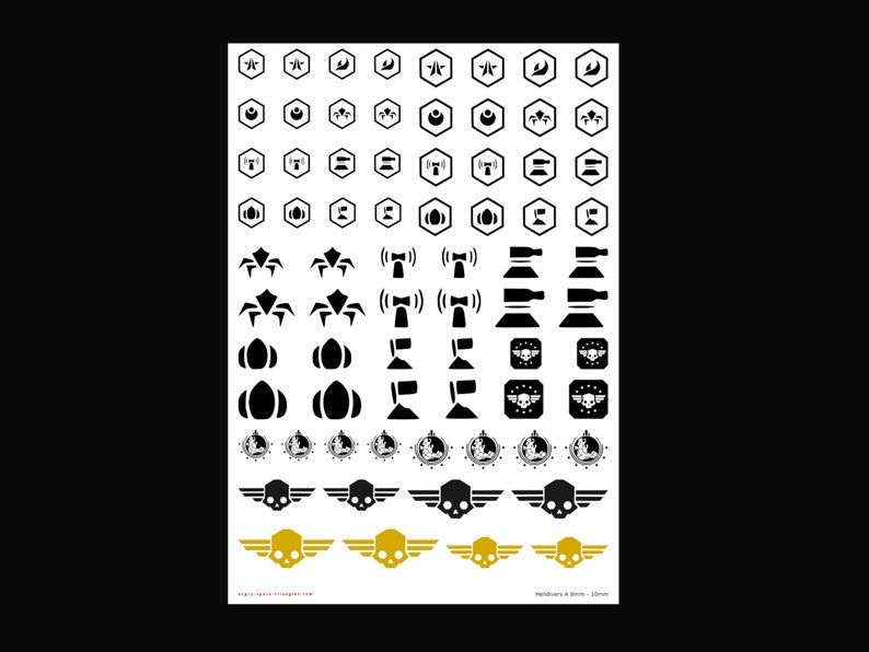 Decals / Water Slide Transfers Star Wars Phoenix Cell Graffiti and ...