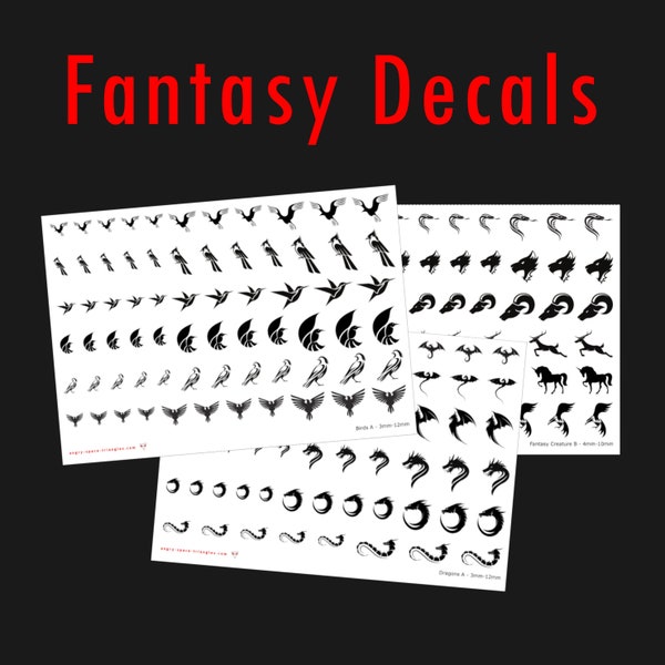 Water Slide Decals - Etsy