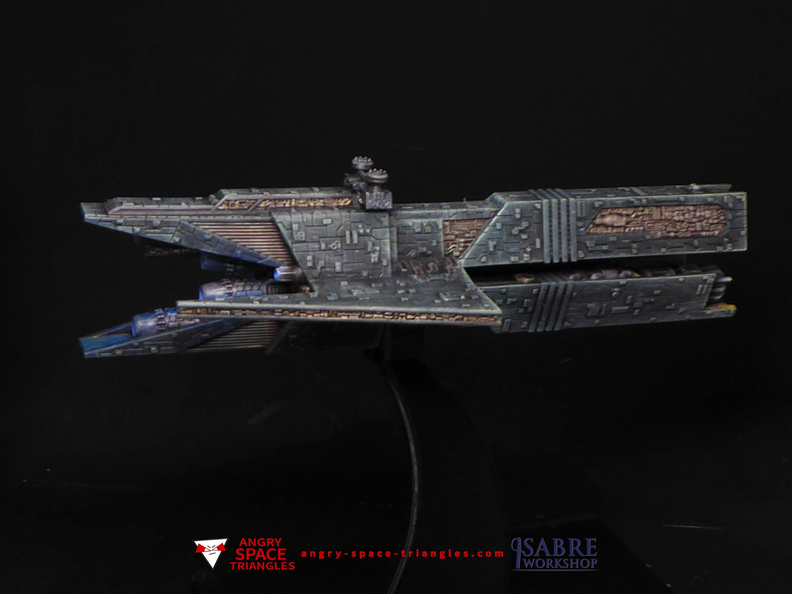 Painted Aggressor Star Destroyer for Star Wars Armada (non- Official ...