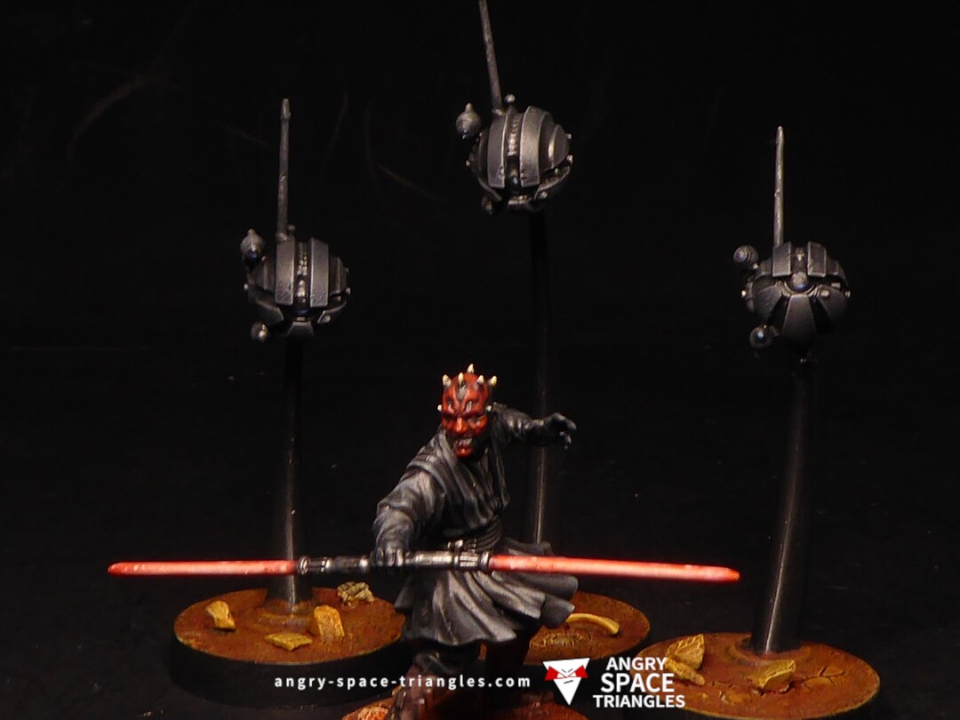 Painted Darth Maul and Probe Droids for Star Wars Legion - Etsy