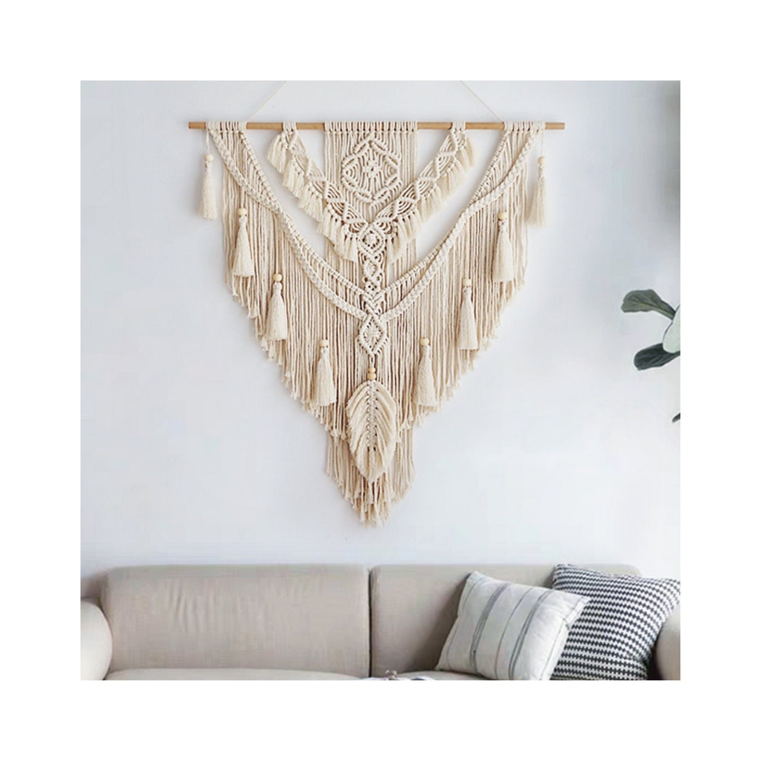 Macrame Wall Hanging,woven Macrames,macrame Boho,pattern Yarn Dyed ...