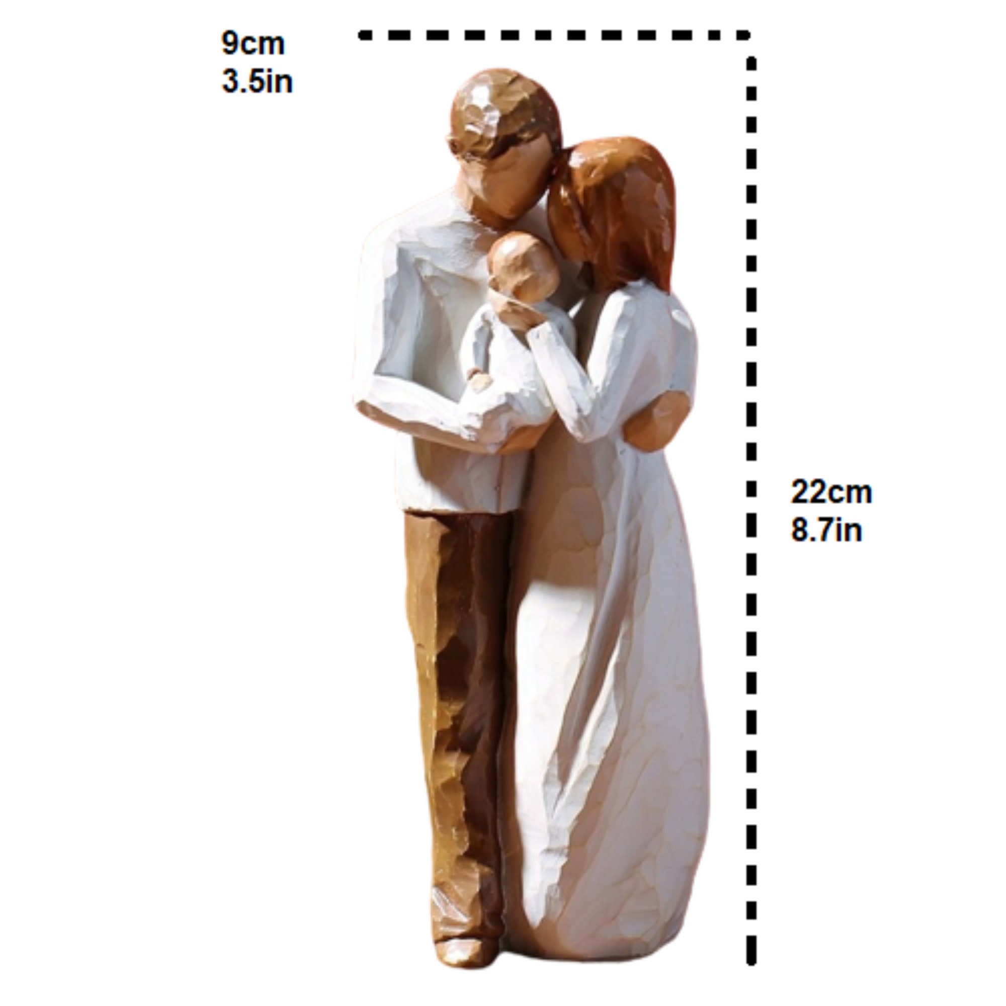 Statues Family Figurines Love of Mother Father Figures Nordic - Etsy