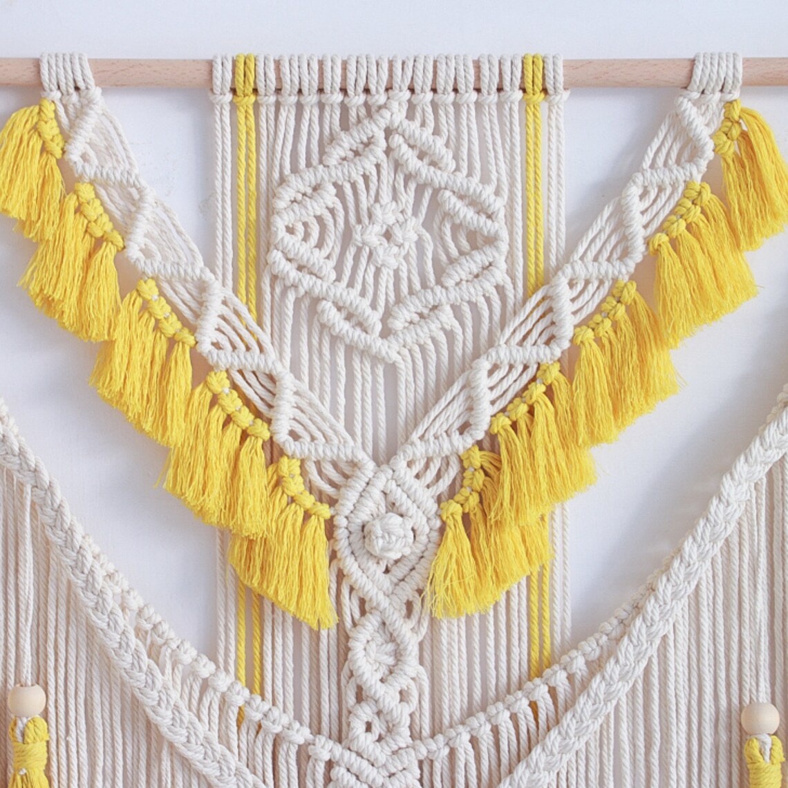 Macrame Wall Hanging,woven Macrames,macrame Boho,pattern Yarn Dyed ...