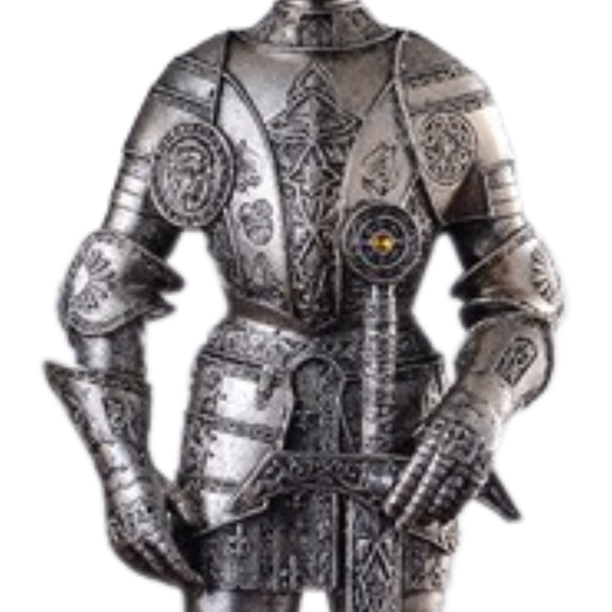 Armor Knight Figure Statue Swordsman Hero Cavalier Armor Suit Full Body ...
