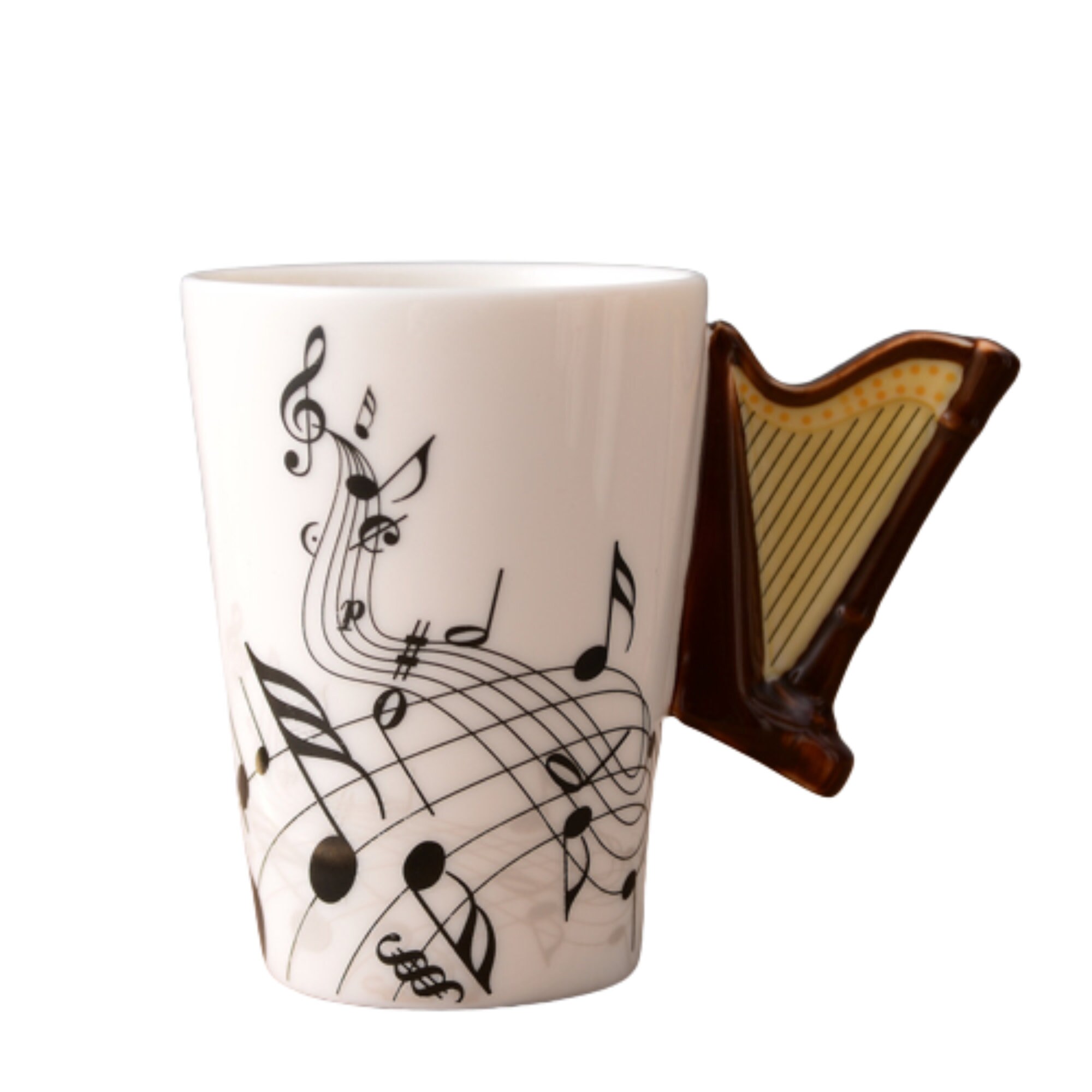 Musical Notes Coffee Mug ,guitar Shaped Coffee Cup,tea Cup Musical ...