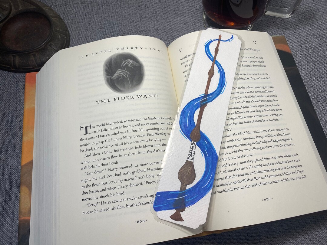 Harry Potter Wand Bookmarks - Etsy