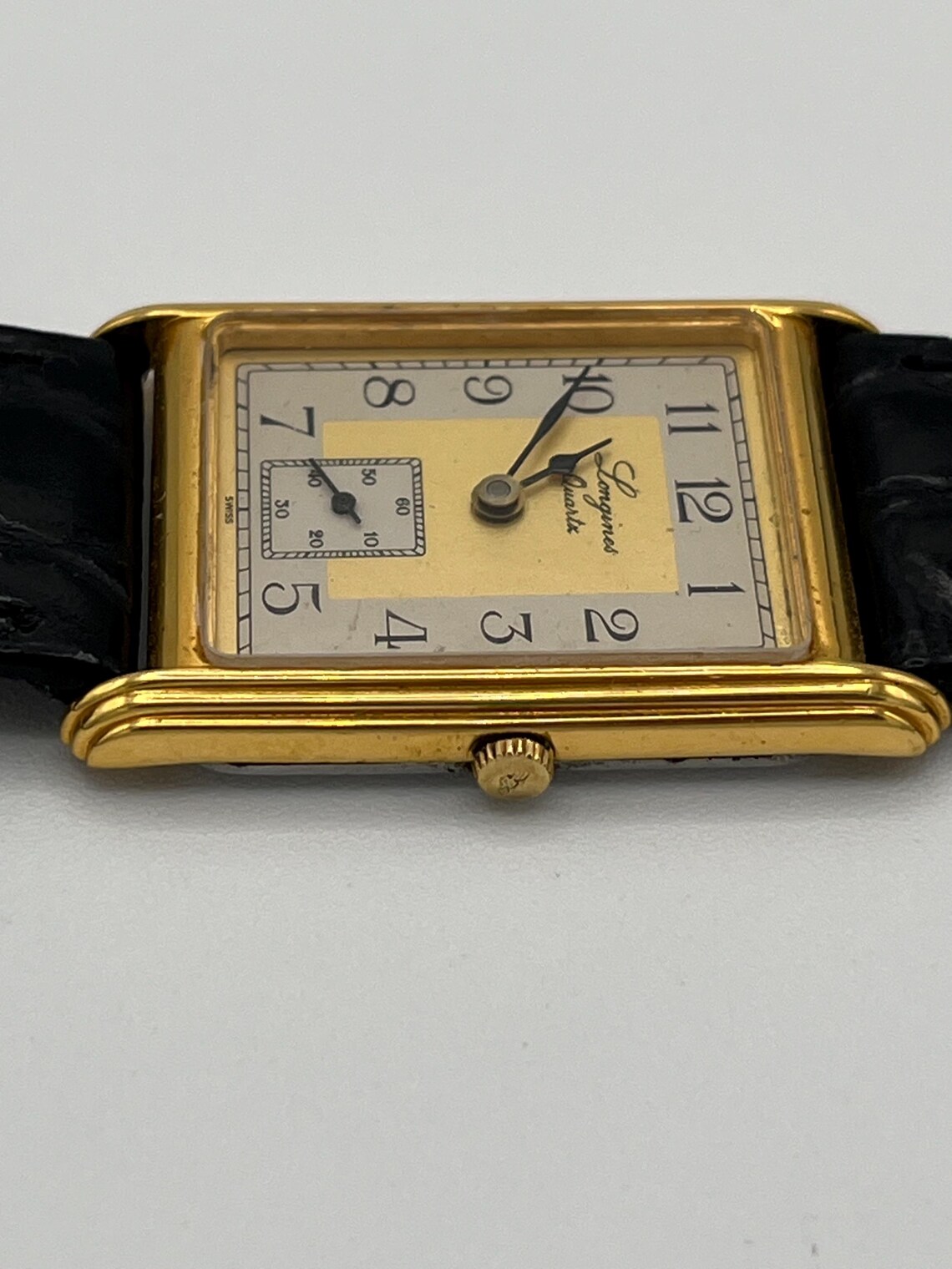 1980s Longines Tank Art Deco 150th Anniversary - Etsy