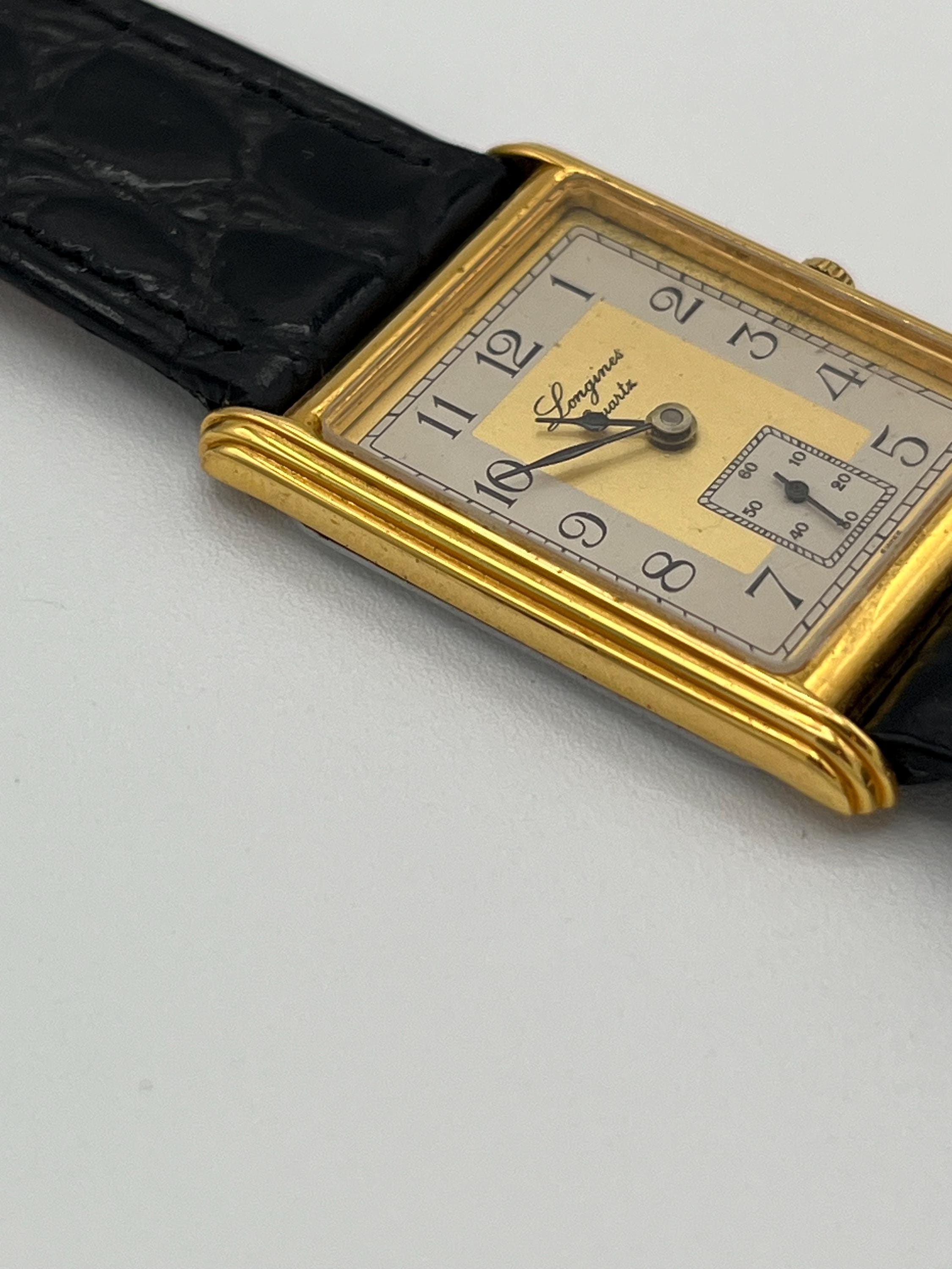 1980s Longines Tank Art Deco 150th Anniversary - Etsy