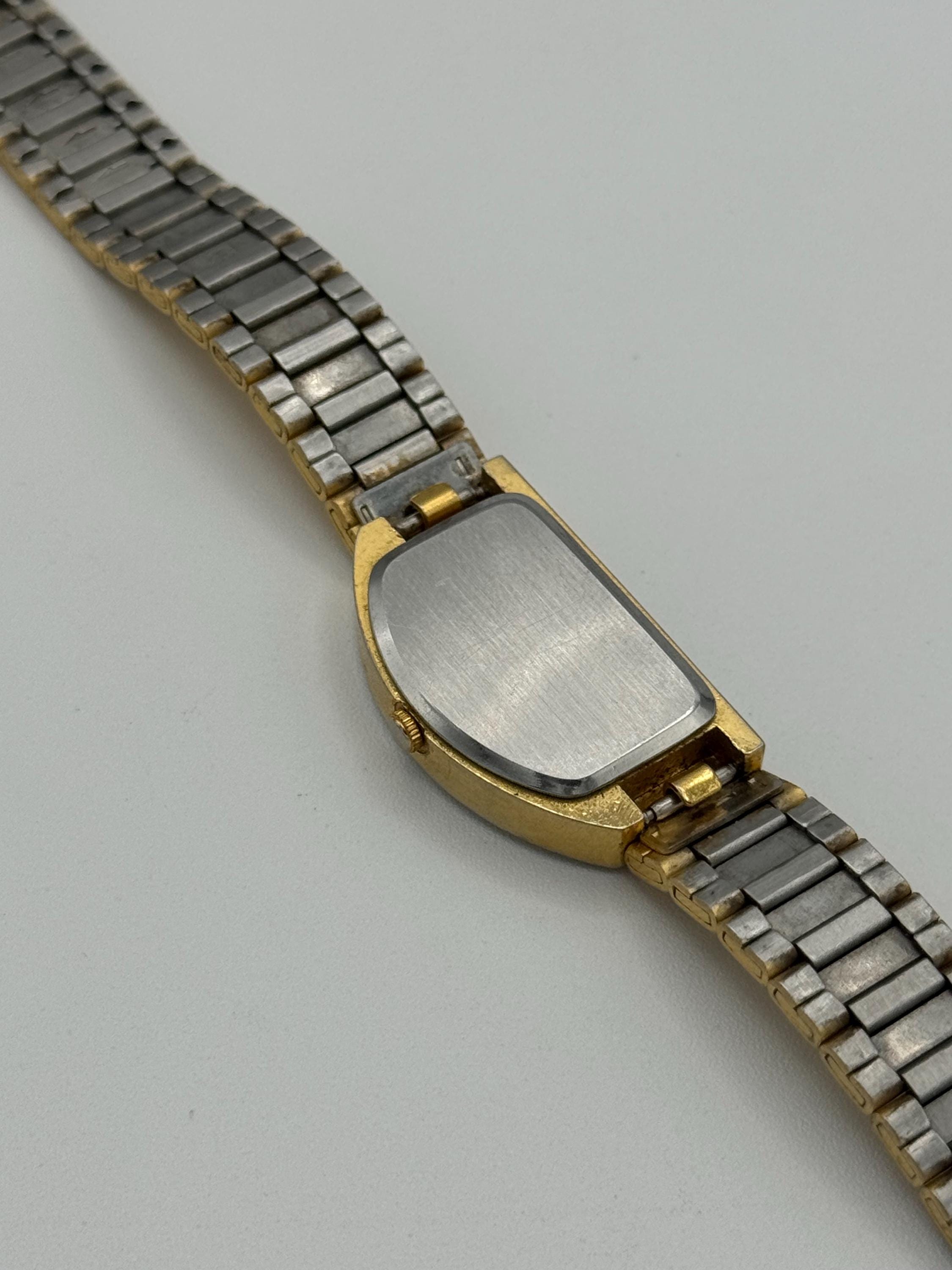 Rare Vintage Gold Wheel ‘half Moon’ Watch Champagne Dial - Etsy