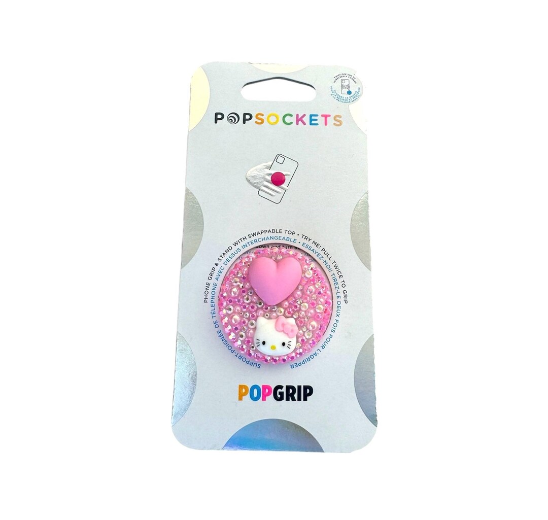 Kawaii Kitty Popsocket, Phone Grip,phone Holder, Phone Stand, Tech ...