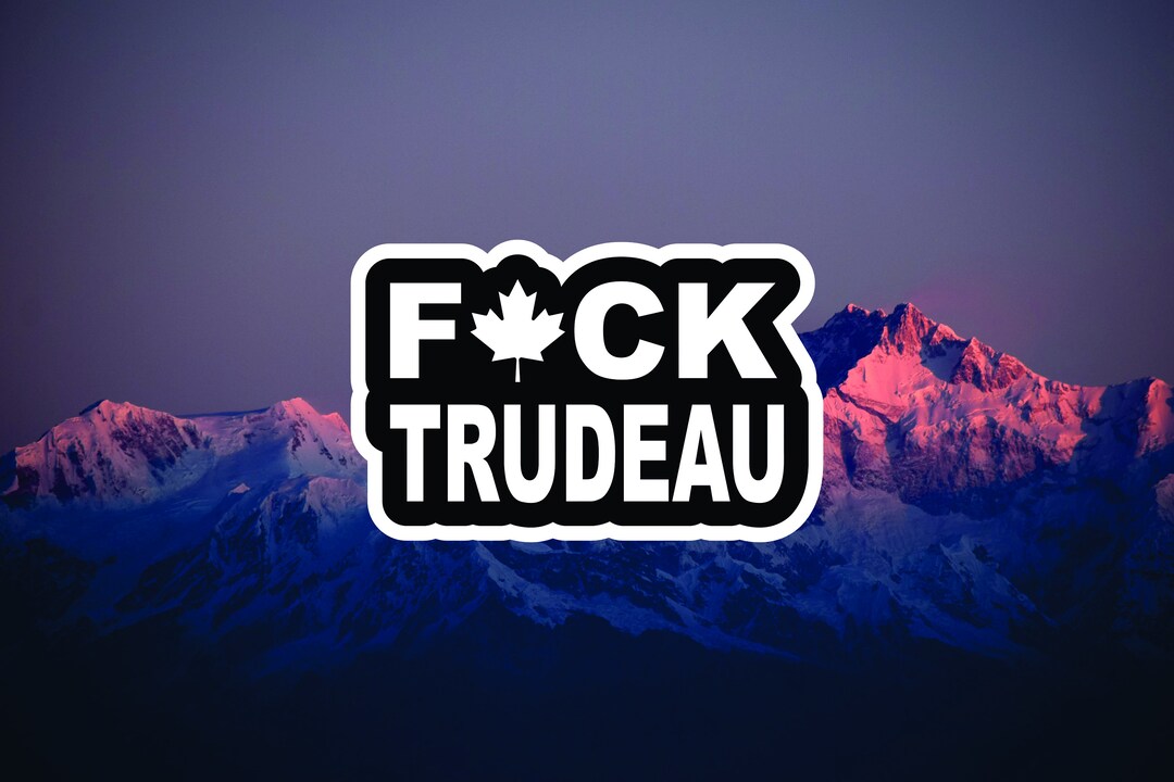 FCK TRUDEAU Contour Cut Vinyl Decal group of 4 Decals - Etsy Canada