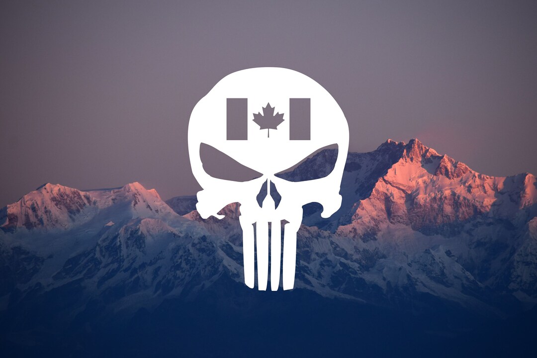 PUNISHER CANADA Die Cut 3M Vinyl. Outdoor Rated. - Etsy