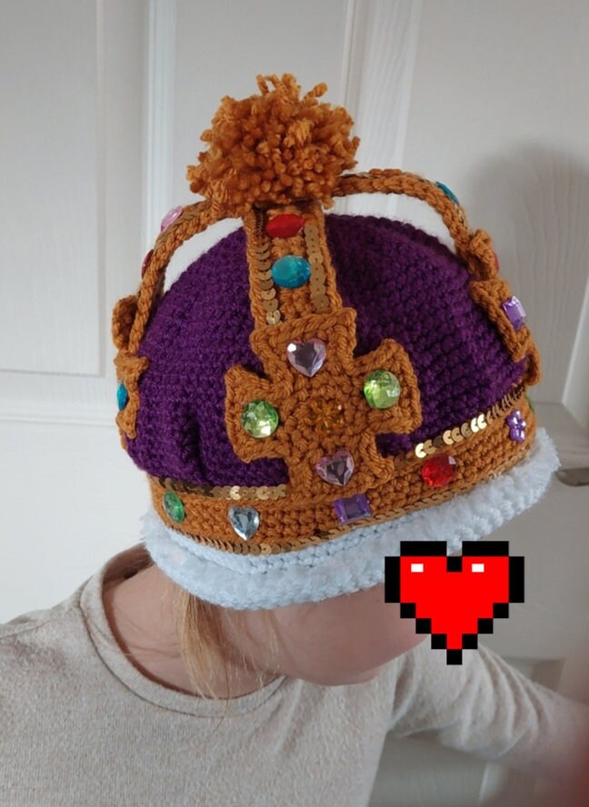 Kids Crown Hat Crochet Pattern - Etsy