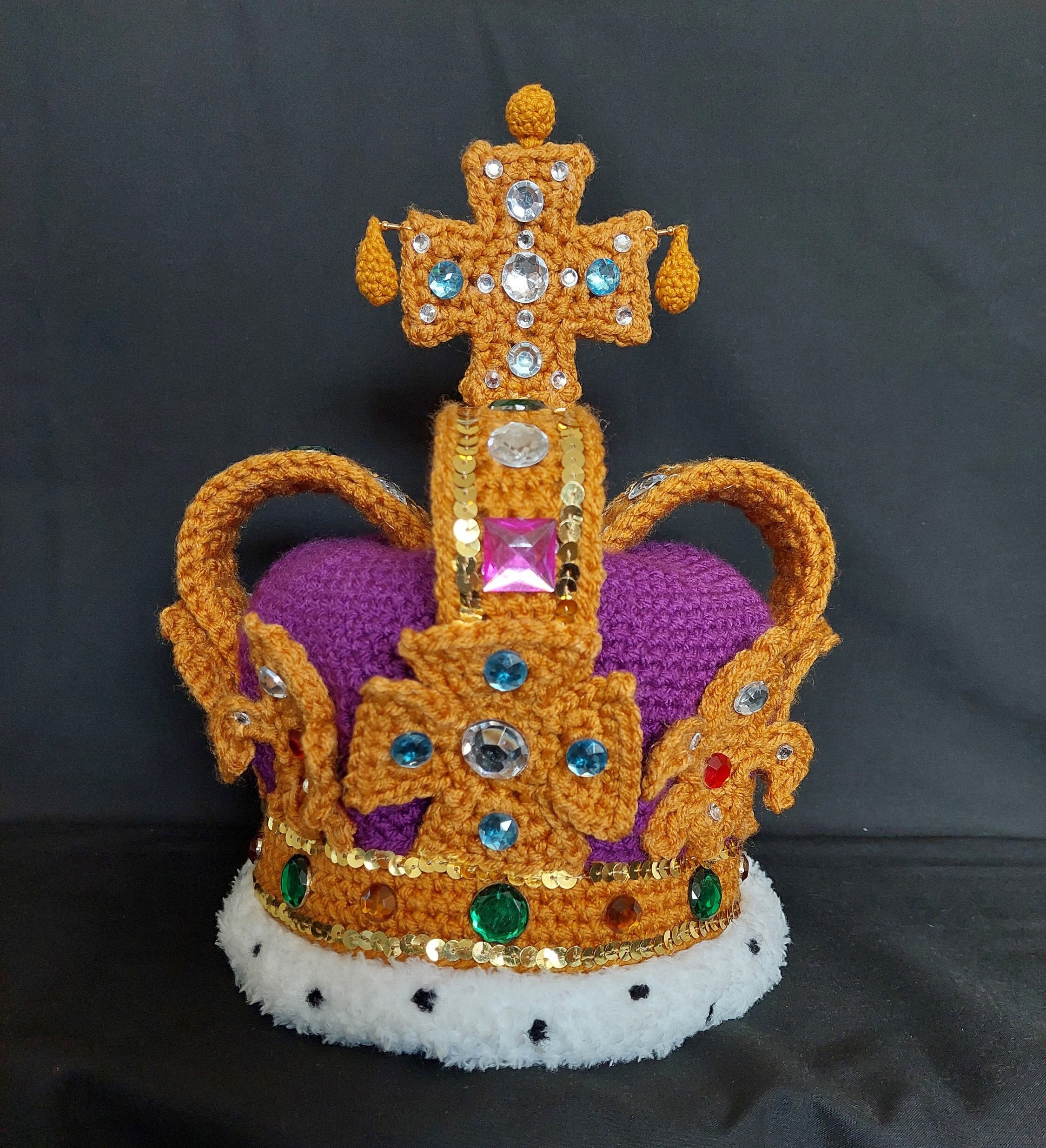 St Edward's Crown Crochet Pattern - Etsy UK