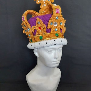 St Edward's Crown Crochet Pattern - Etsy