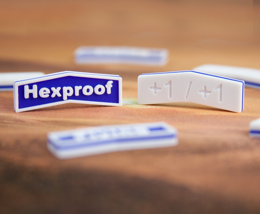 5 Magic Hexproof // 1/1 Reversible Counters - Etsy