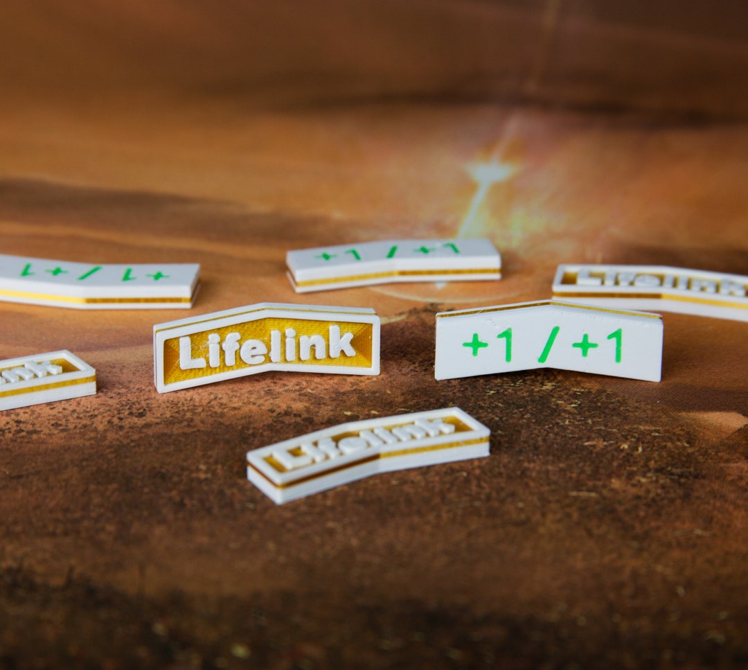 5 Magic Lifelink // 1/1 Reversible Counters - Etsy