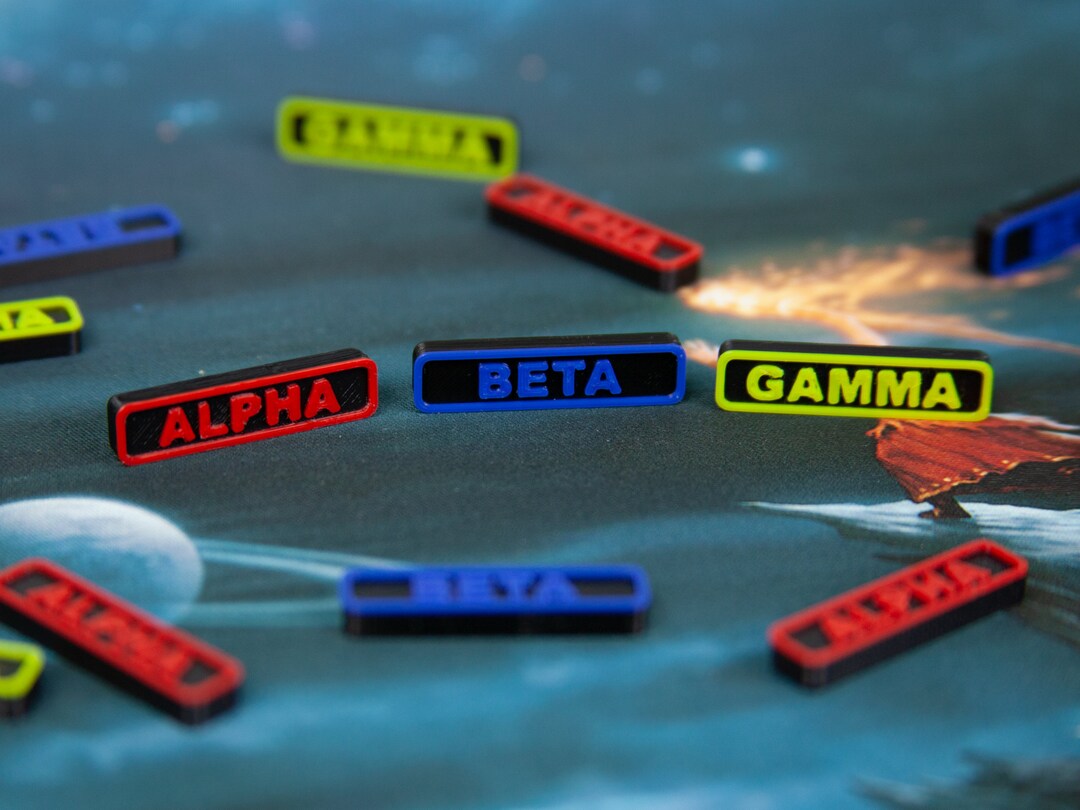 15 Magic Sector Counters alpha, Beta, Gamma - Etsy