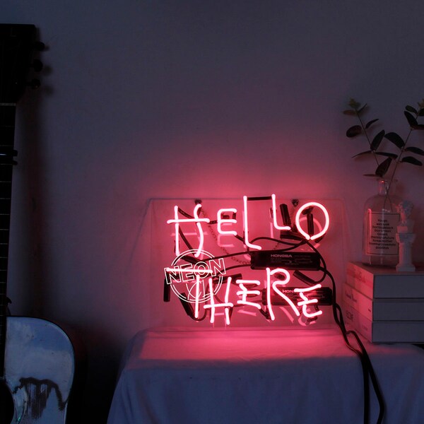 Hell Here Neon Sign - Etsy