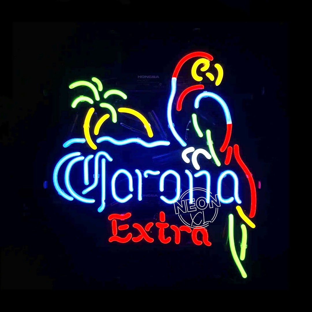 Corona Extra Parrot Palm Tree Personalized Party Supplies Handmade Real ...