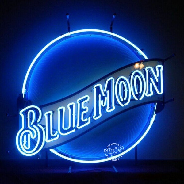 Blue Moon Beer Neon Sign - Etsy