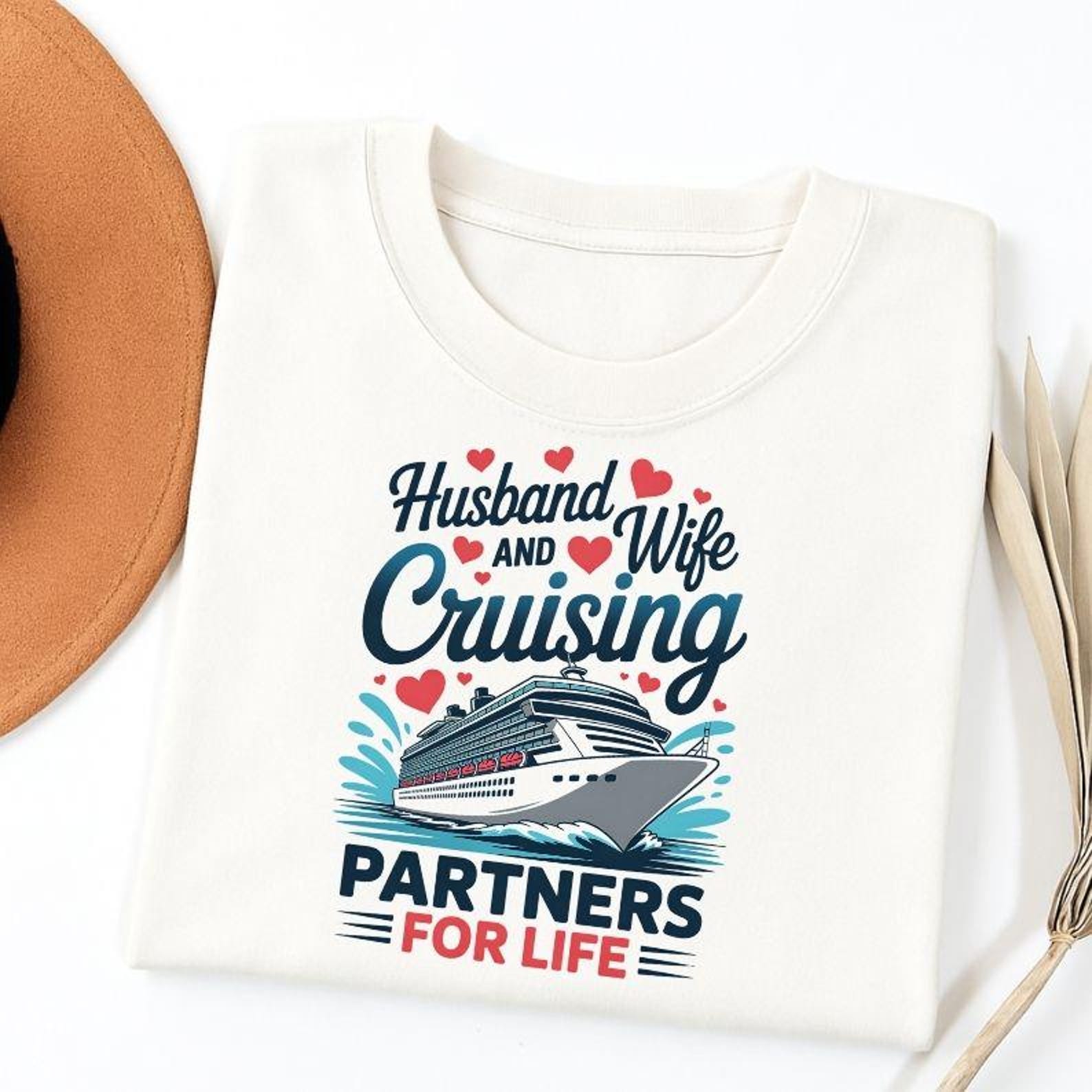 Husband and Wife Cruising Partners for Life SVG PNG JPG | Cruise Shirt ...