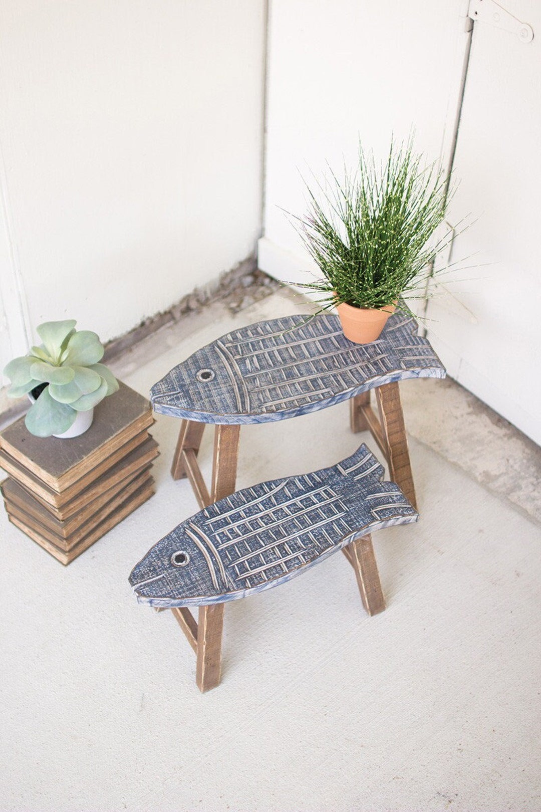 Nautical Fish Decor, Coastal Furniture, Wood Fish Home Decor - Etsy